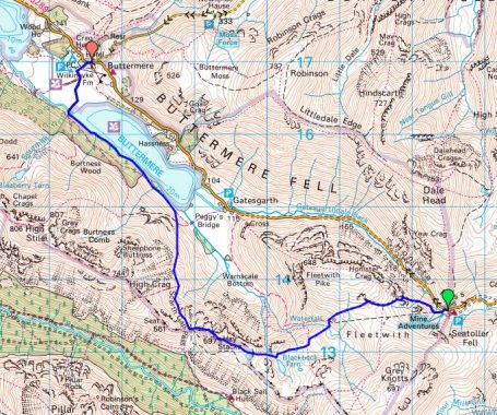WAINWRIGHT’S WAY. 14. HONISTER TO BUTTERMERE. | bowlandclimber