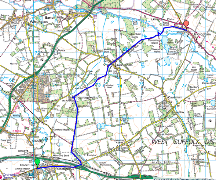 ICKNIELD WAY 11. Sunny and Sandy Suffolk. | bowlandclimber